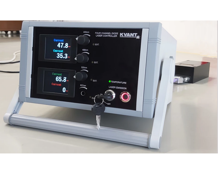 3-color laser for biological research with customized controller – Kvant Modules
