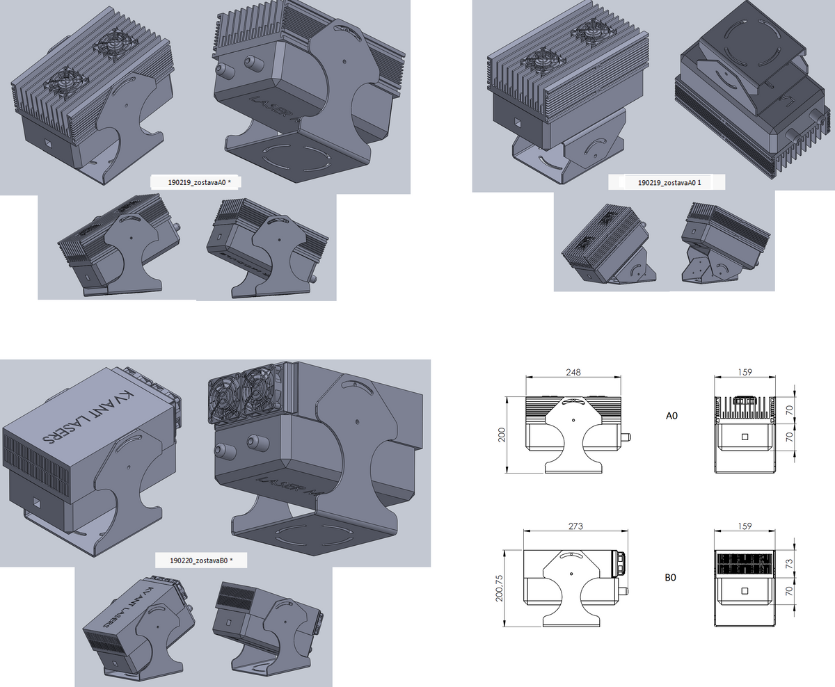 Outdoor high power static laser beam systems – Kvant Modules
