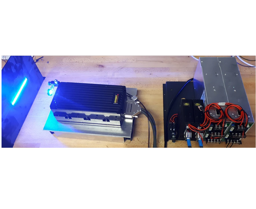 Line laser high power 24W blue for dangerous gas disposal – Kvant Modules